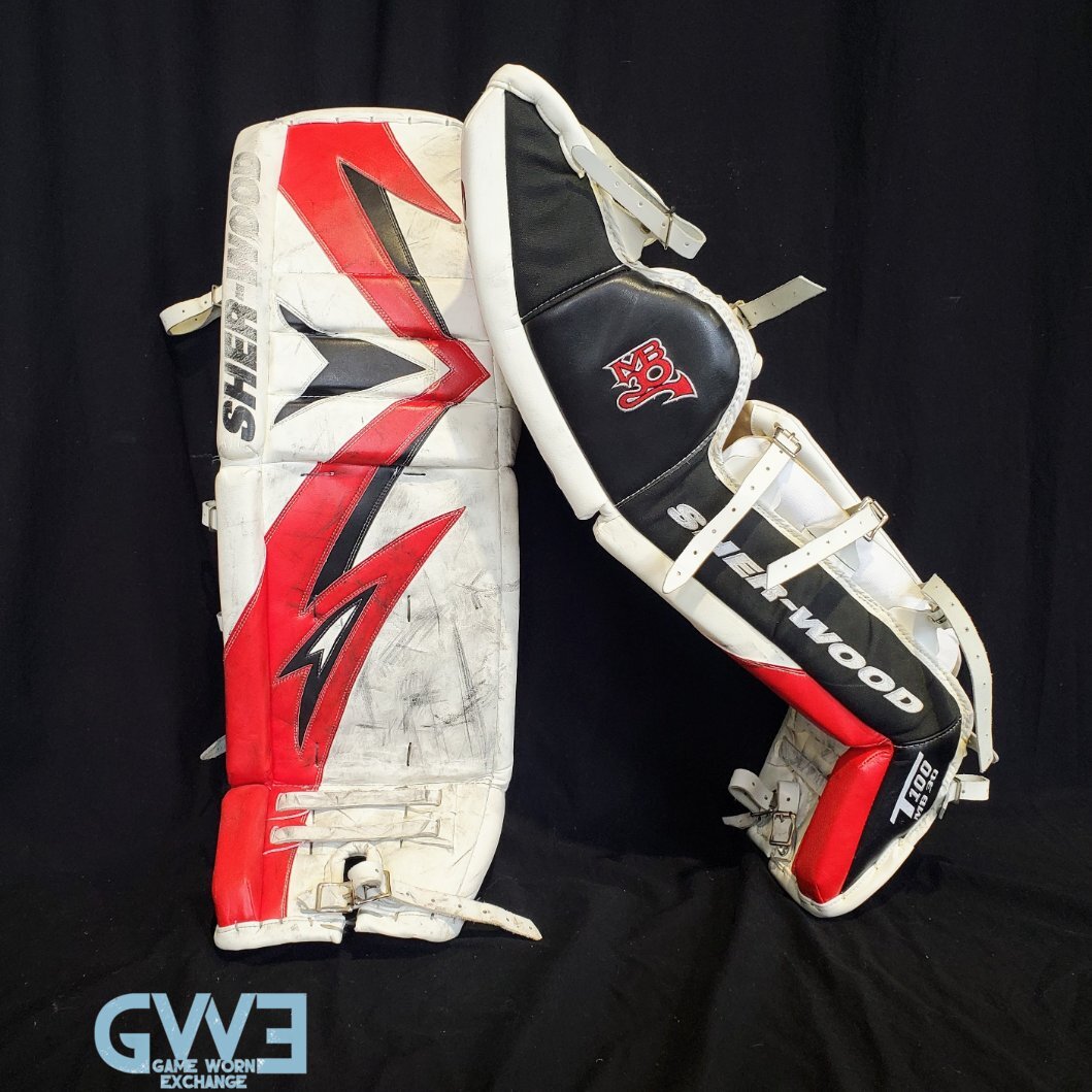 Incredible: Martin Brodeur Game Used Goalie Pads 2010 Olympics Gold Te ...