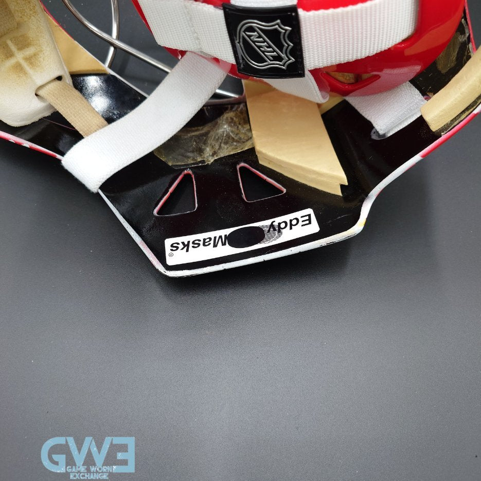 Dusty Imoo Goalie Mask Game Worn Late 1990s Seibu Bears Tokyo and Worl ...