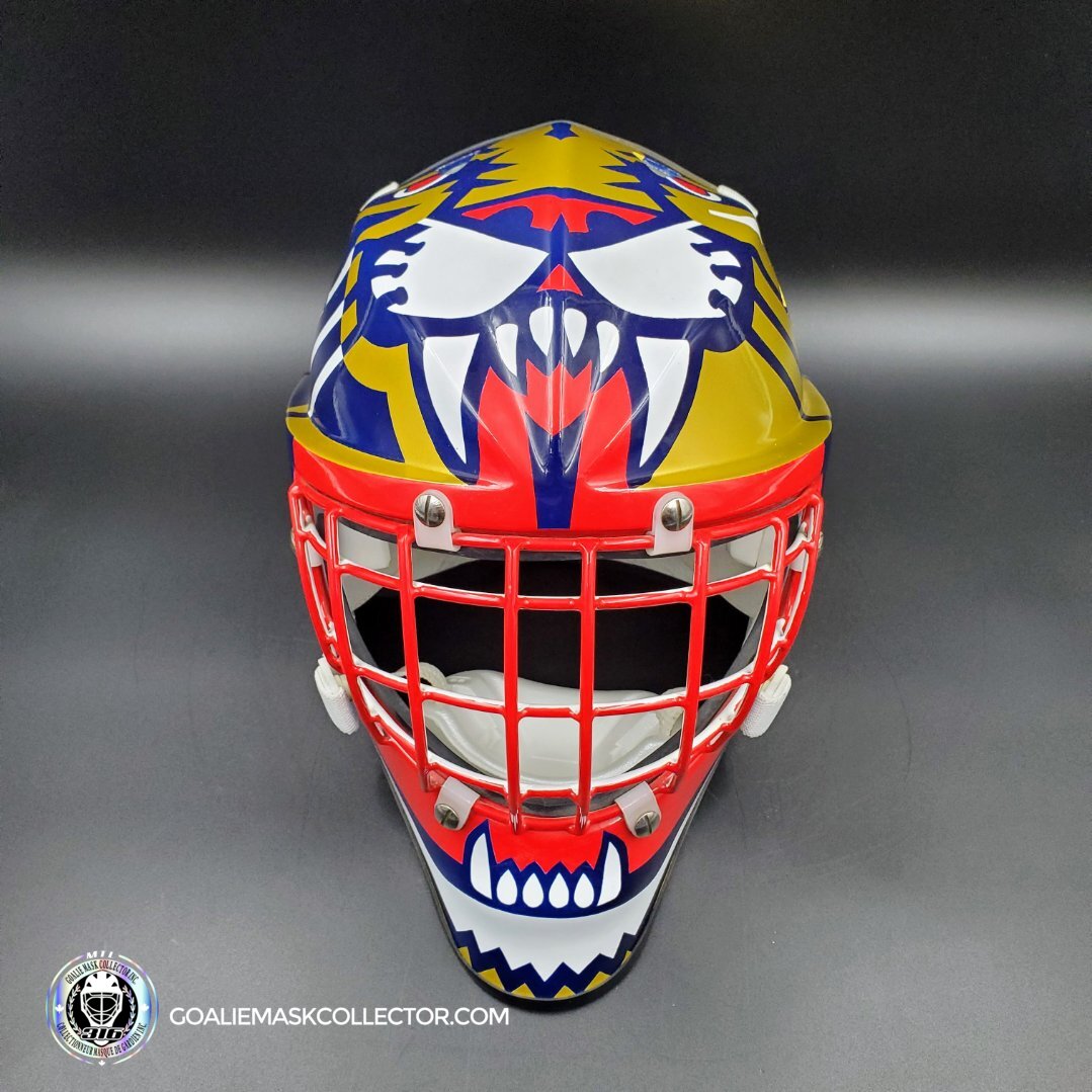 John Vanbiesbrouck Amadilla Goalie Mask Game Ready 1994 Florida Panthe ...